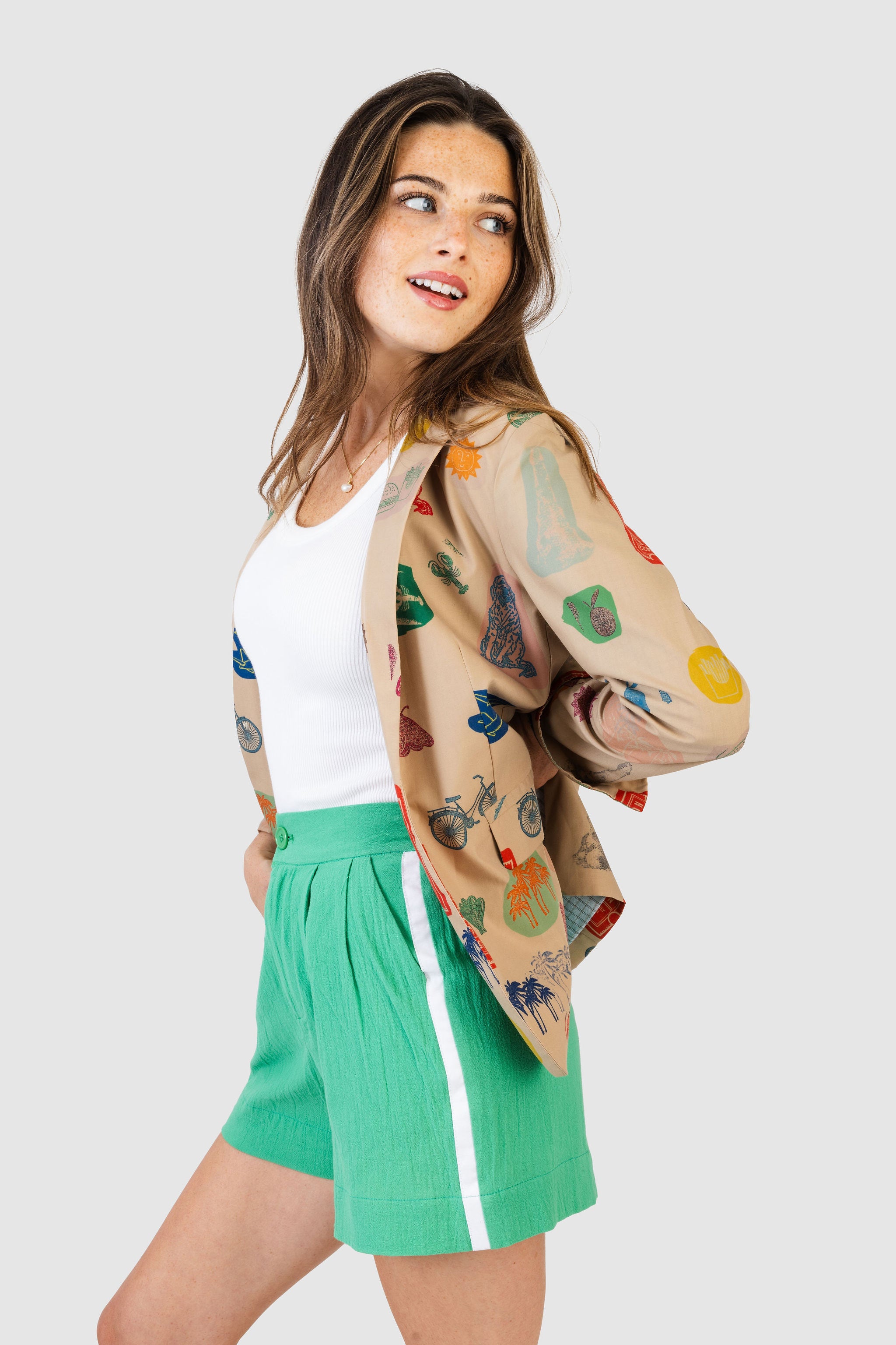 Jess Shorts Green – Shop KOCH