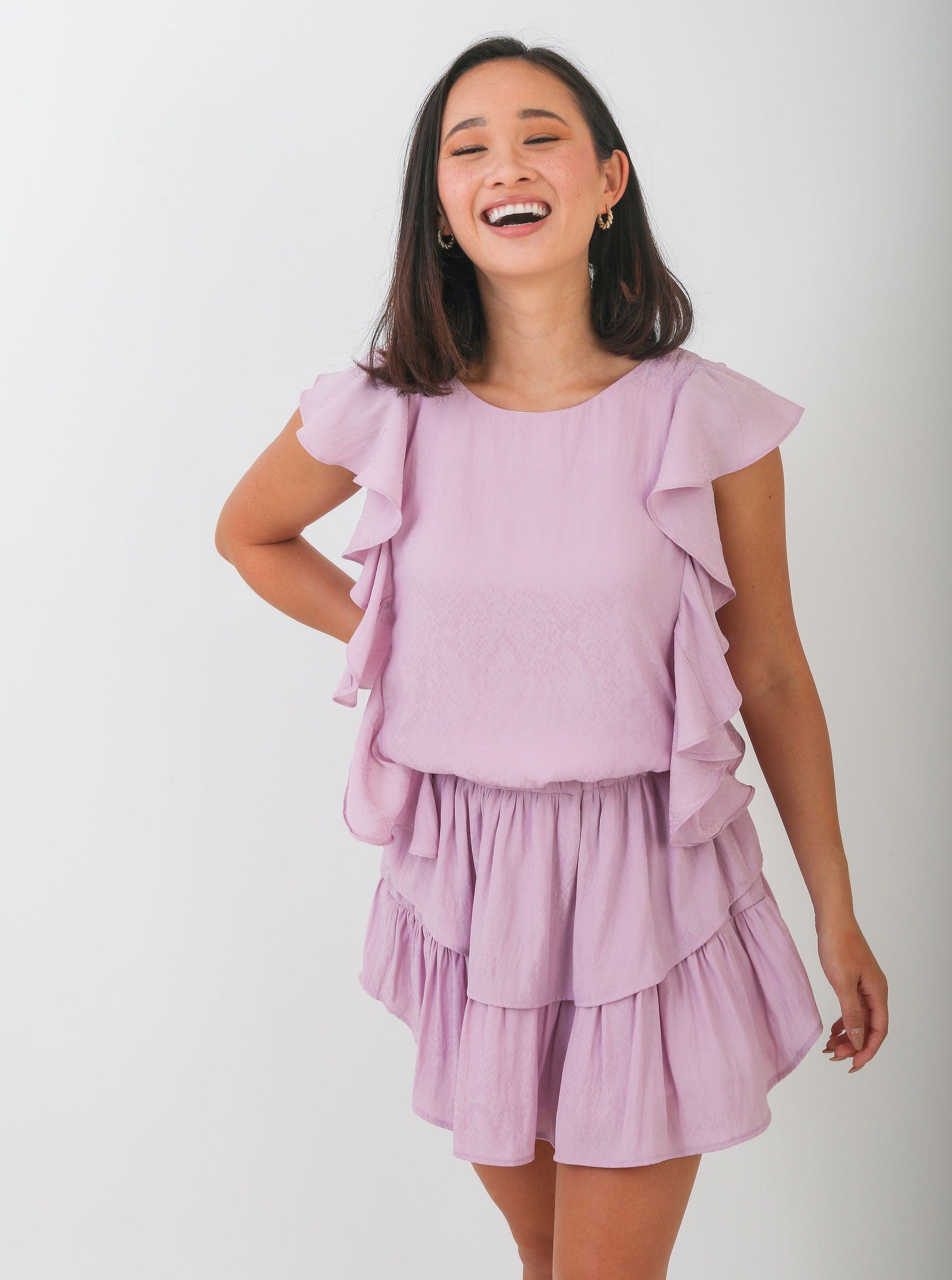 Madison Dress Lilac Python – Shop KOCH