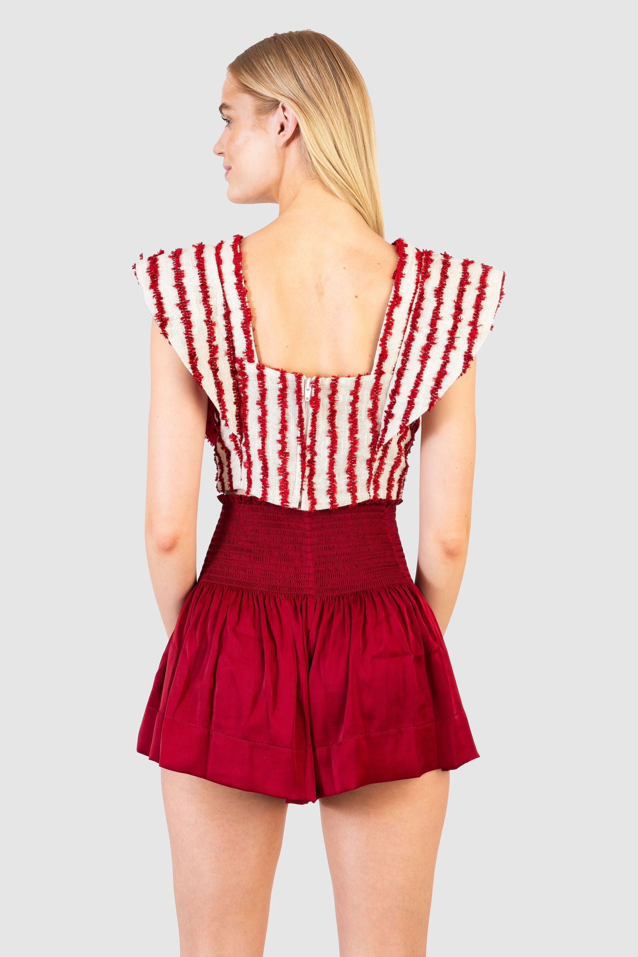 Cecilia Top Scarlet Stripe – Shop KOCH