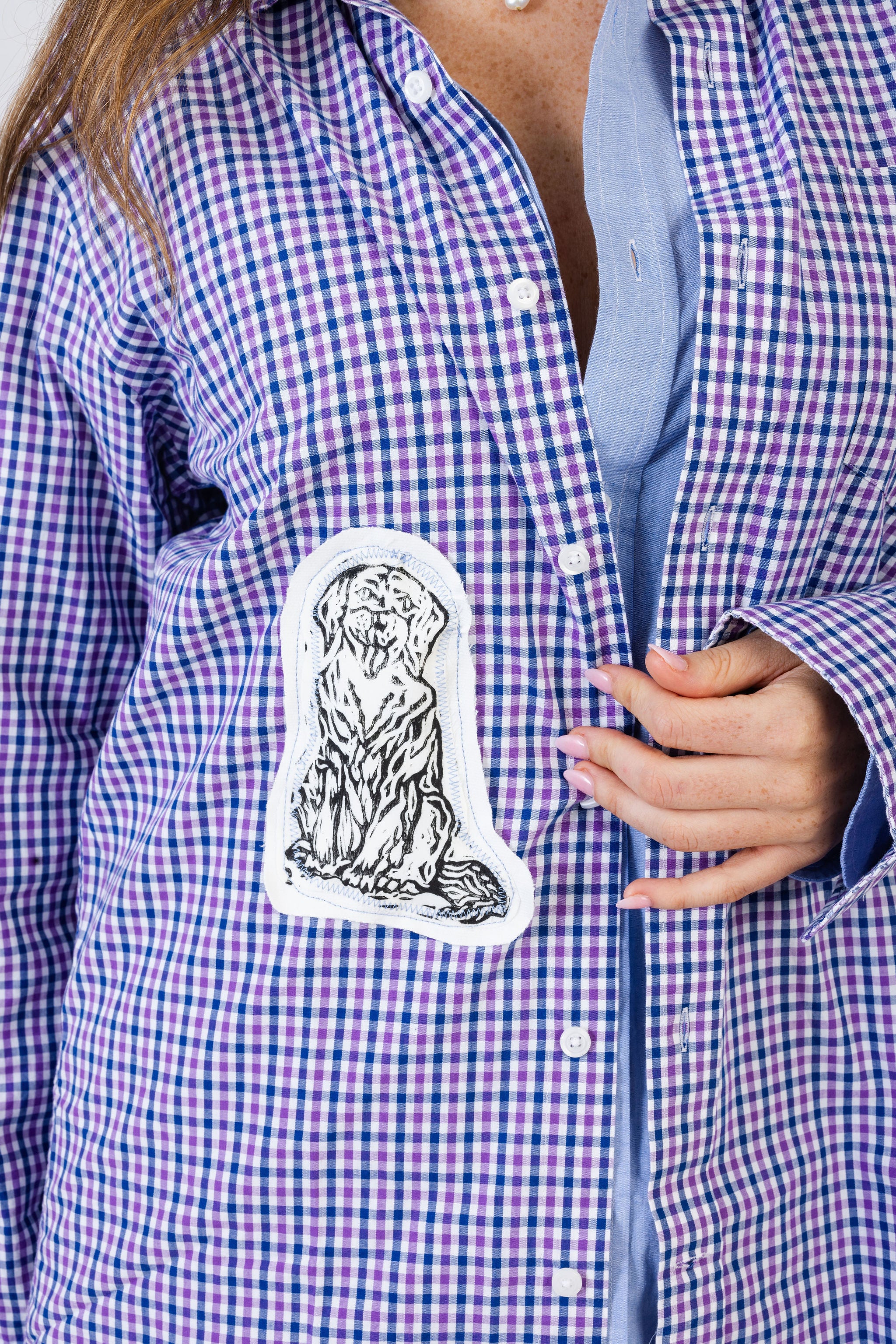 Charles Shirt Blue Purple Gingham – Shop KOCH