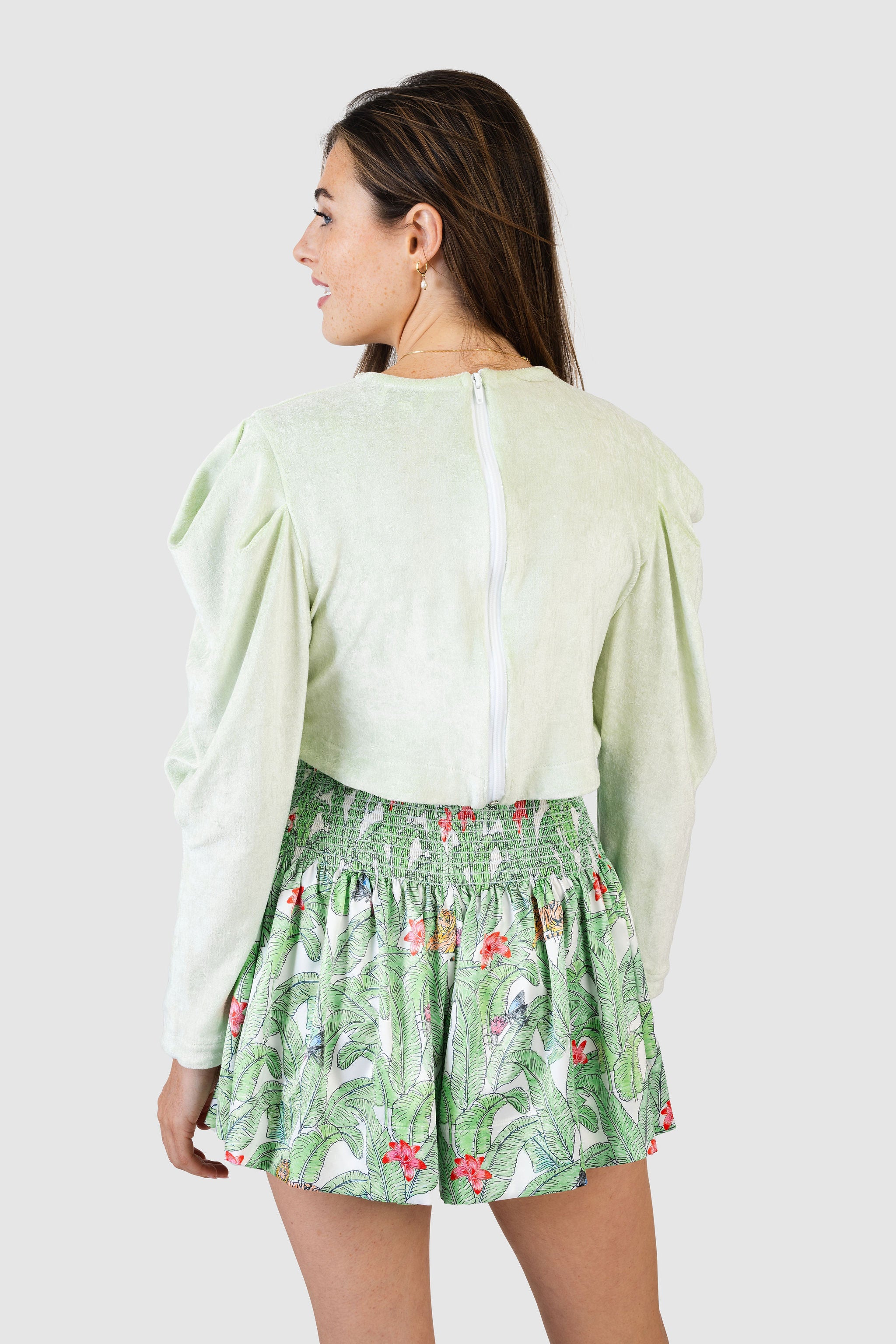 Erica Skirt Paradise Green Print – Shop KOCH