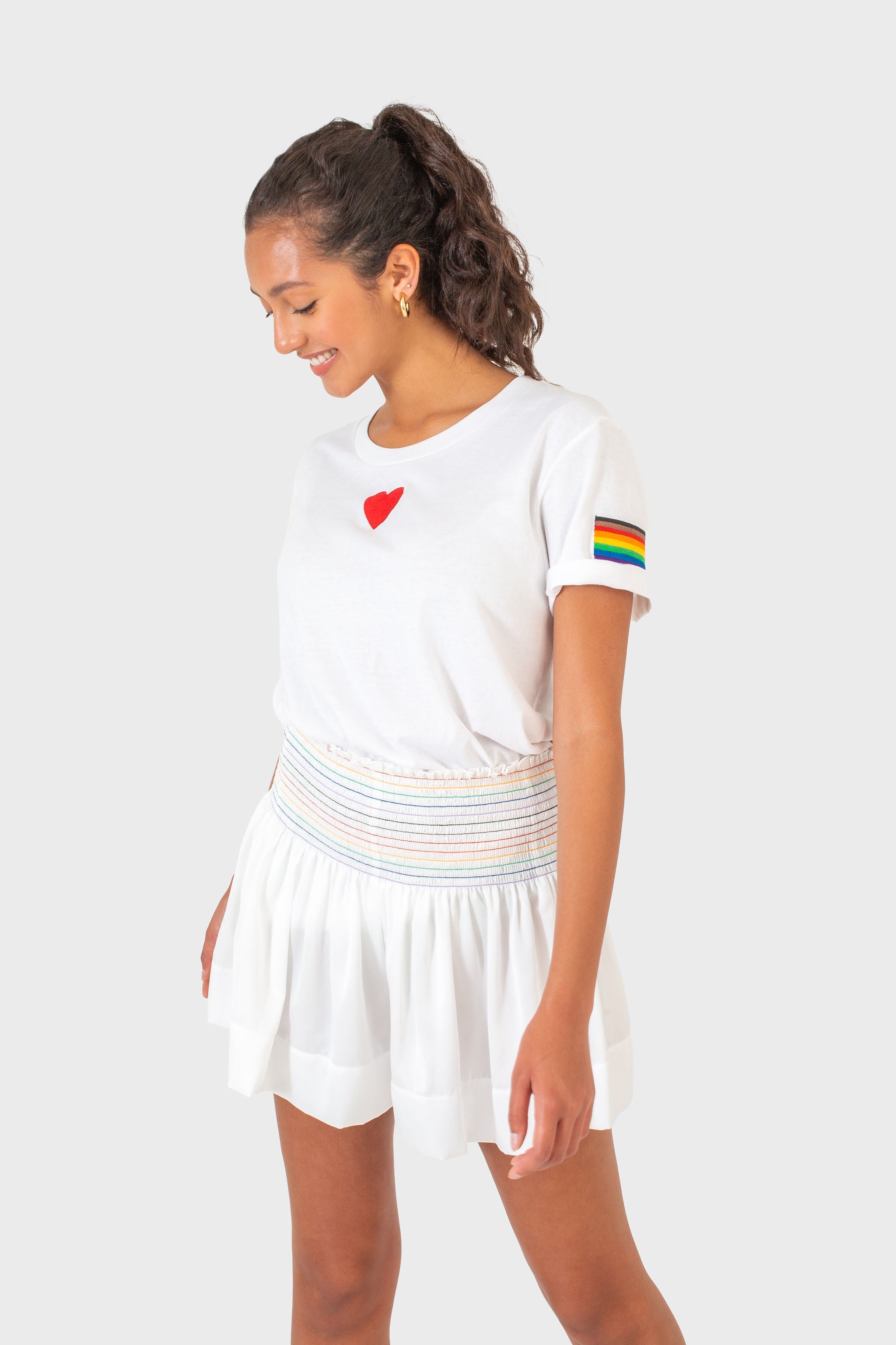VIK TEE WHITE RAINBOW *LIMITED*EDITION* – Shop KOCH